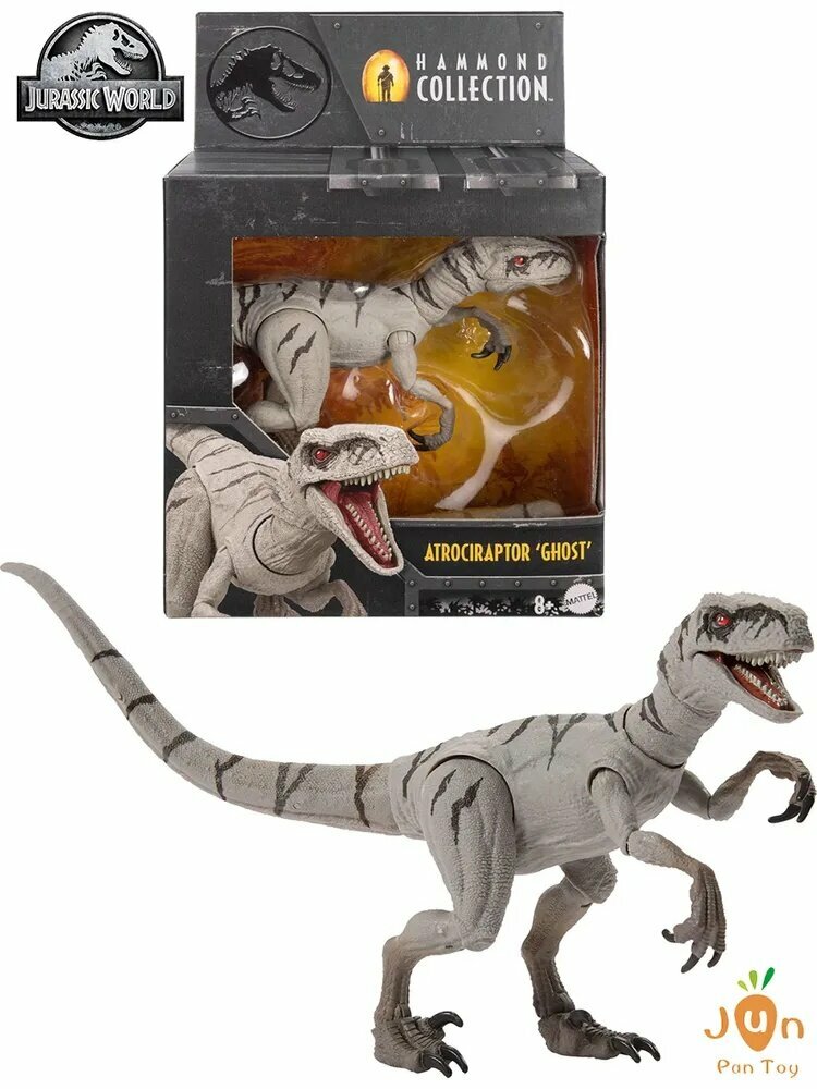 Мир юрского периода, Mattel Jurassic World Hammond Collection Dinosaur Action Figure Toy / Игрушки-динозавры из детских фильмов и телепередач, имеющие 14 суставов, могут принимать различные позы