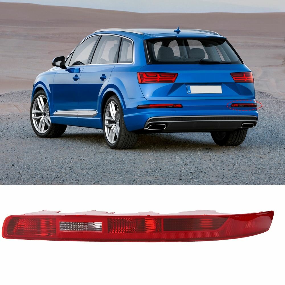 Задний правый бампер, противотуманная фара, корпус заднего фонаря для Audi Q7 2007-2015 гг.