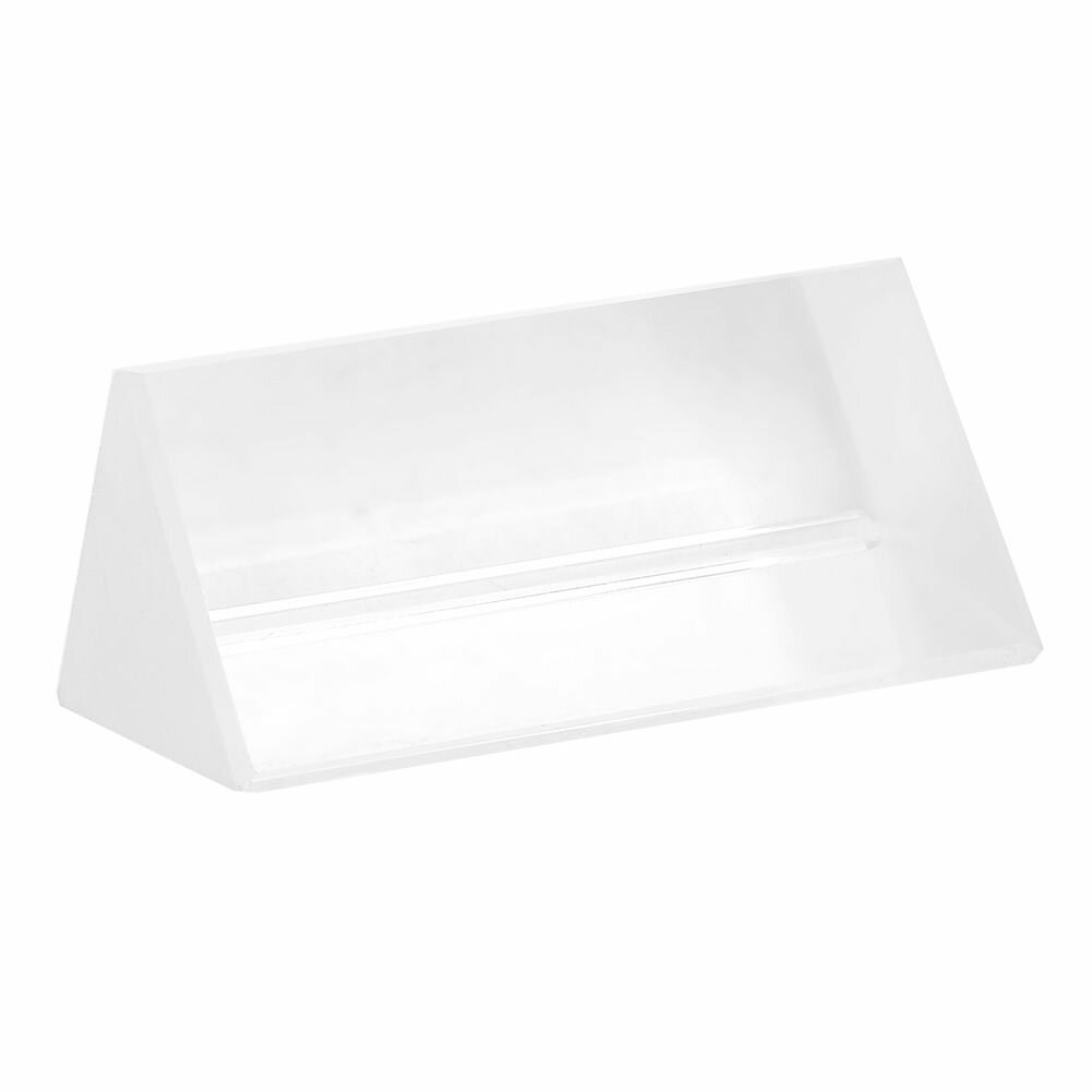 Призма треугольной призмы К9 30*30*60мм оптически стеклянная треугольная для преподавания светового спектра