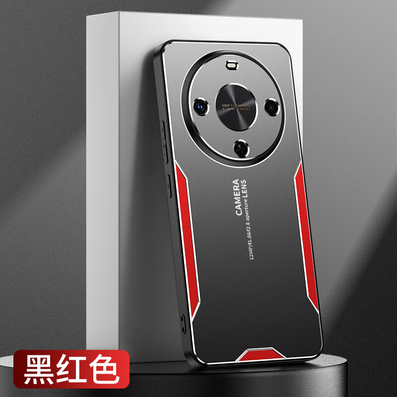 Чехол для Honor X9D / Хонор X9d объединительная панель из алюминиевого сплава защитная оболочка, матовая поверхность, бампер, металл, защита камеры, ударопрочный, Honor, Honor X9D, Хонор X9d, красный,