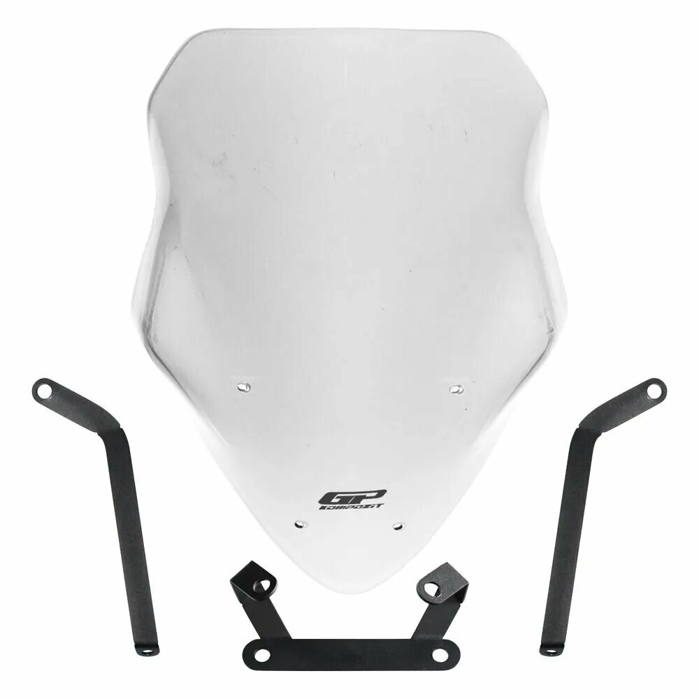 GP Kompozit ветровое стекло Прозрачный Совместимый для Bajaj Pulsar NS200 2011-2023 59 cm