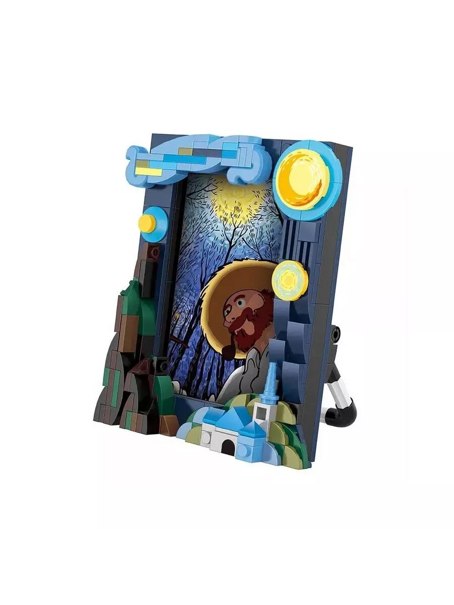 Конструктор Balody Рамка Звездная ночь BA21056, 194 детали, 6+