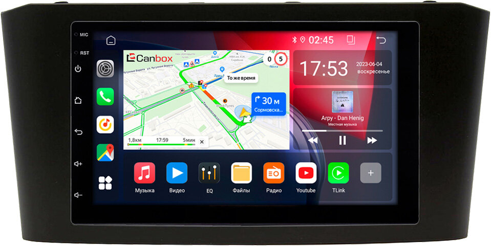 Штатная магнитола Toyota Avensis 2 2003-2009 Canbox 4/64 Android 10 (GTR7-RP-TYAV25XB-127) (IPS, DSP, CarPlay)