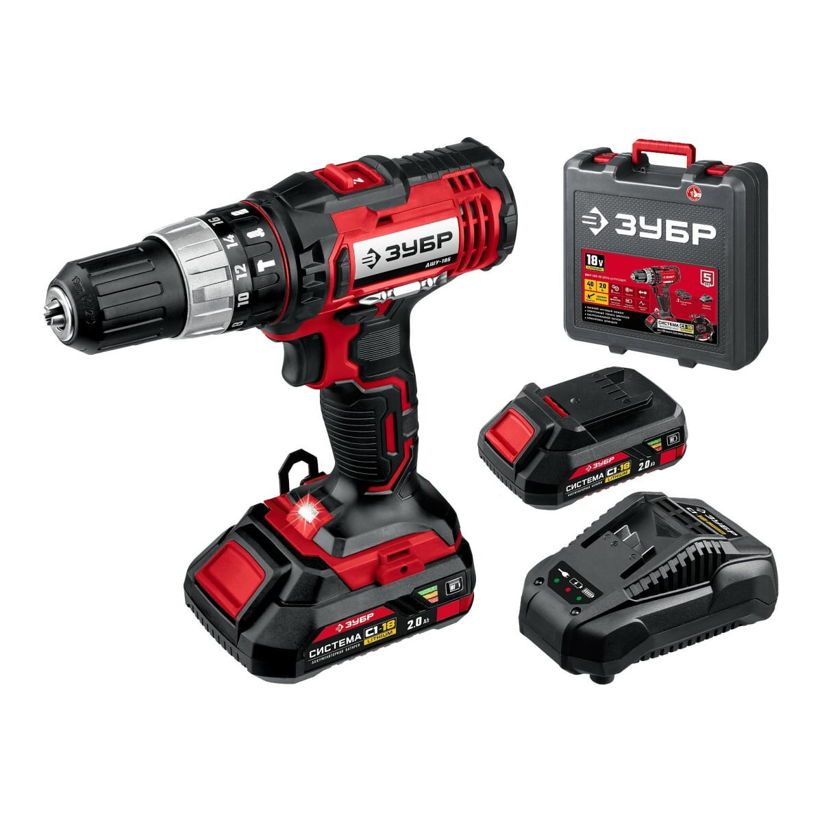 Аккумулятор С1-18, 18 В, 4.0 А·ч (АКБ-С1-18-4)