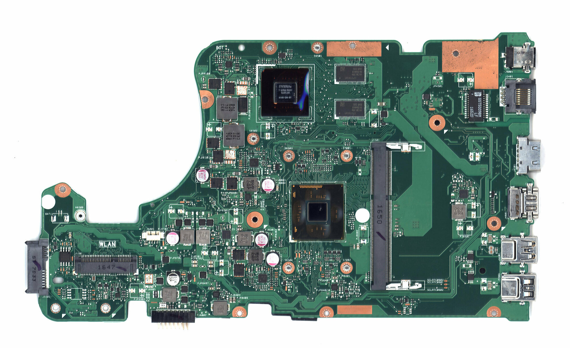 Материнская плата для Asus X555SJ N3700 90NB0AK0-R00050