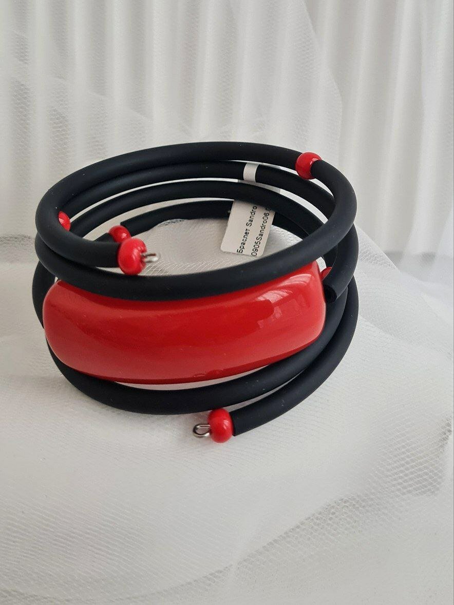 Незамкнутый браслет, муранское стекло, стекло