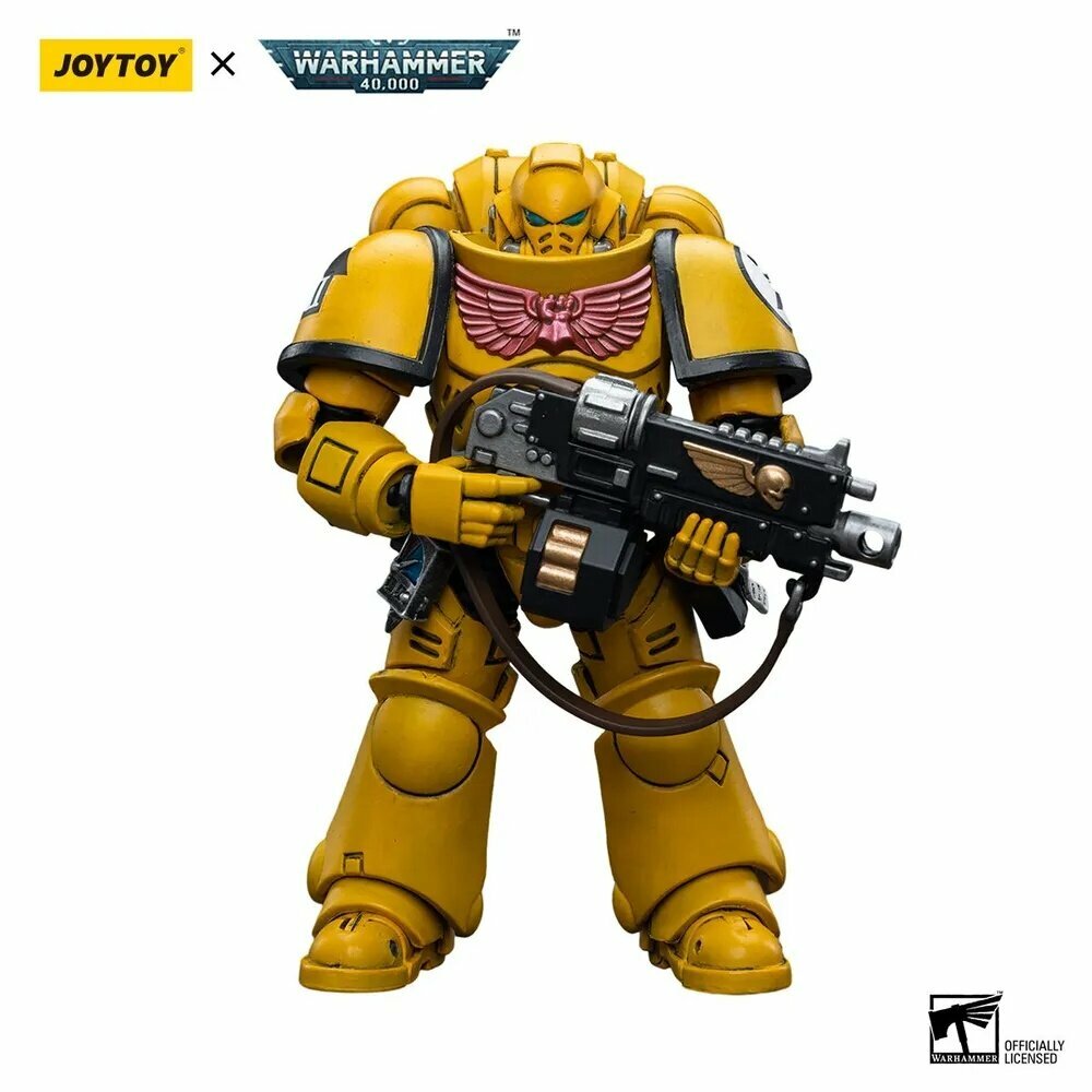 Подвижная фигурка JOYTOY Warhammer 40K 1/18 Action Figures Imperial Fists Intercessors Model Toy Gift Free Shipping