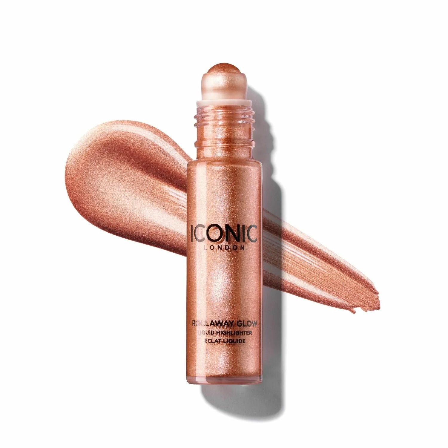 Жидкий роликовый хайлайтер для лица ICONIC London Rollaway Glow liquid highlighter-ROSE POTION 8ml