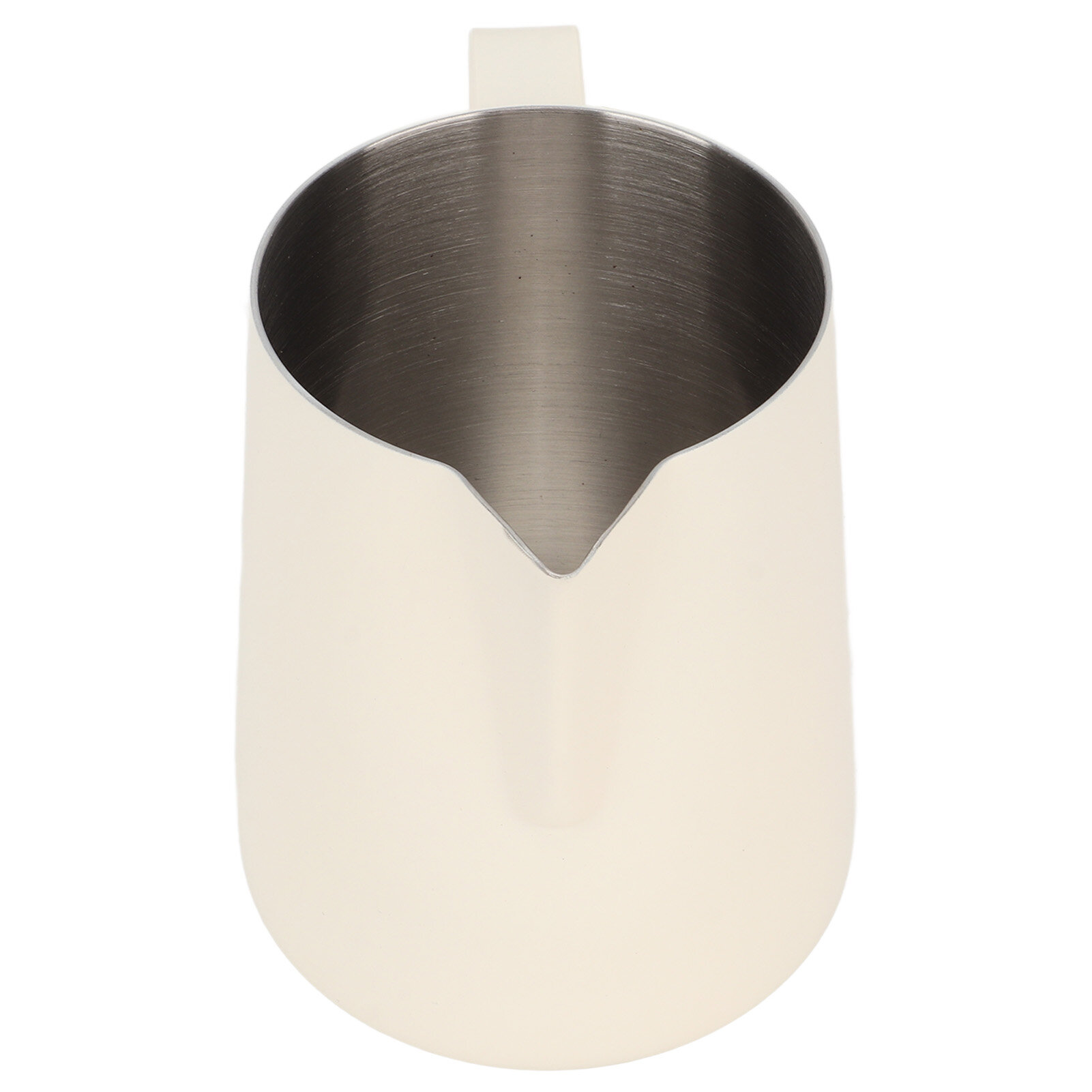 Чашка для вспенивания кофе и молока, кувшин из нержавеющей стали, кувшин для пропаривания, 700 мл, кофе латте арт для кофейных напитков, бежевый