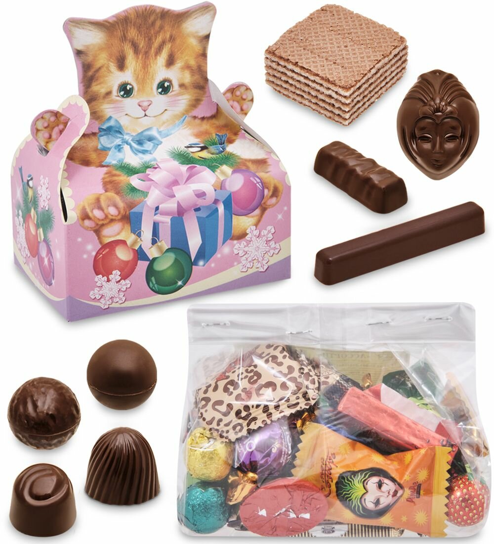 Конфеты "Новогоднее ассорти атаг", 200 г