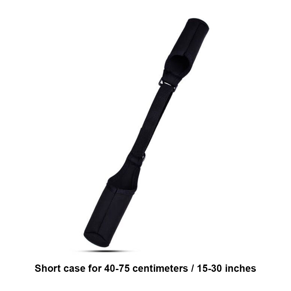 Чехол для удочки портативный складной для хранения удилища из неопрена с подвешивающимся кольцом, тип: Длинный чехол (Тип 1)/Длинный чехол с плечевым ремнем (Тип 2)/Короткий чехол (Тип 3), длина: 59-130 см (Тип 1,2)/40-75 см (Тип 3), вес: 35г (Тип 1)/60г