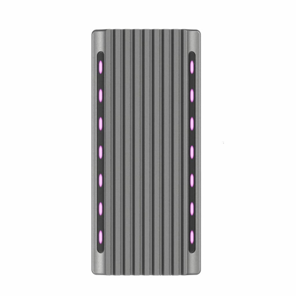 Внешний SSD M.2 NVME USB 3.1, серебристо - серый