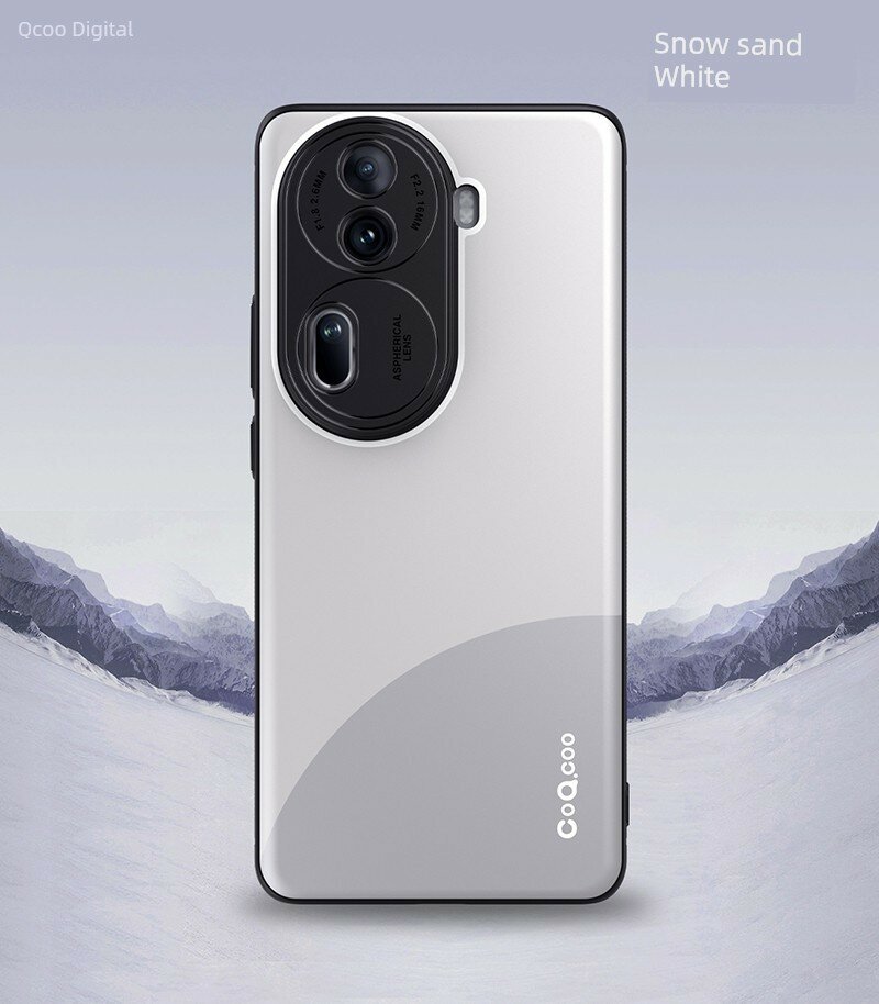 Мягкий матовый чехол для OPPO Find X6 Pro с защитой от царапин и отпечатков пальцев, цвет снежный песок, 1 шт