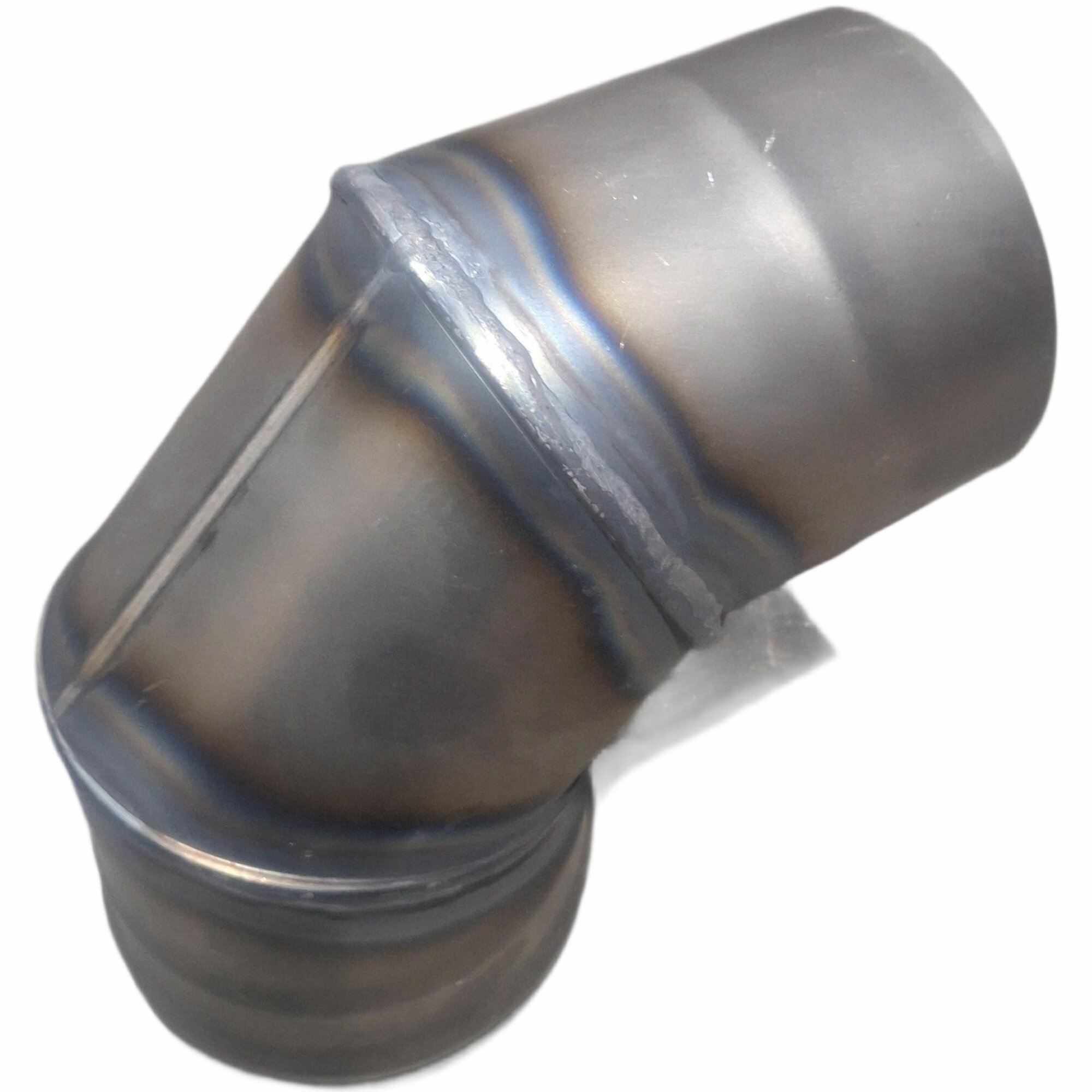 Угол дымохода ф115 мм 90 гр Сталь(Некрашенный) Ст3 1мм