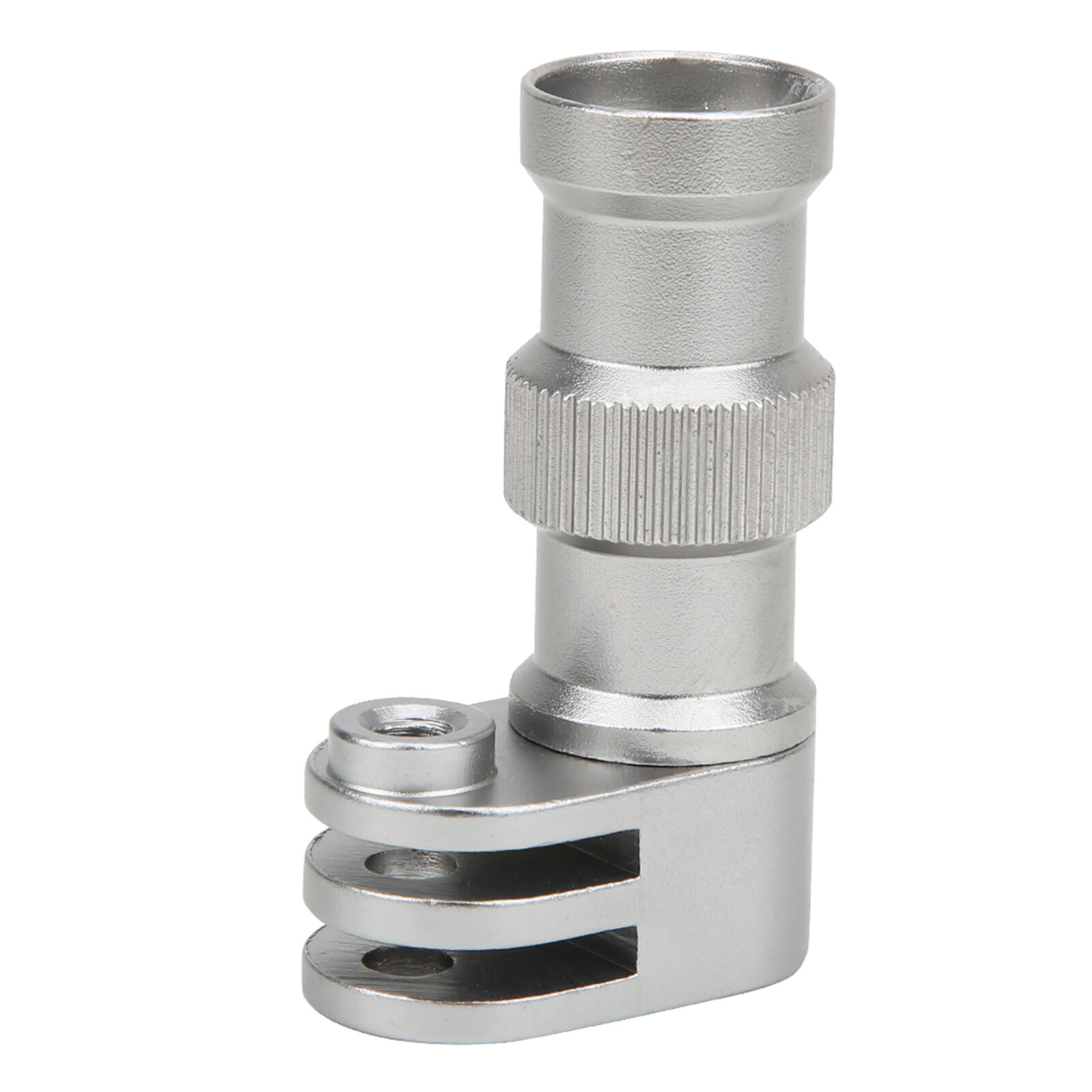 Алюминиевый сплав Серебряный велосипедный держатель зажима с фиксированным кронштейном для спортивной камеры GoPro Hero Hero