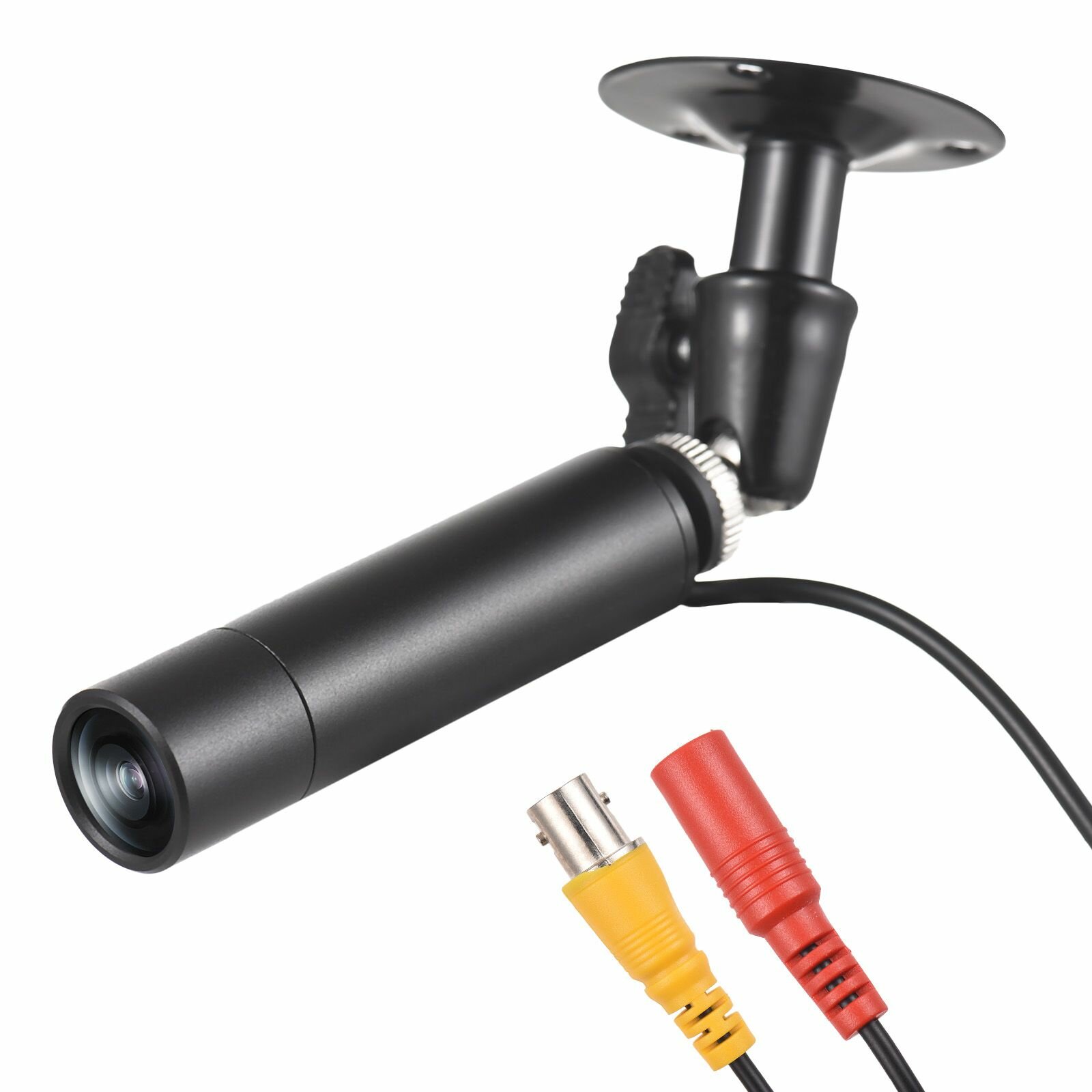 Проводная мини-камера видеонаблюдения 1080P с внутренним монитором, широкоугольным объективом 3,6 мм, аналоговой камерой видеонаблюдения 2 МП с настенным кронштейном, система NTSC