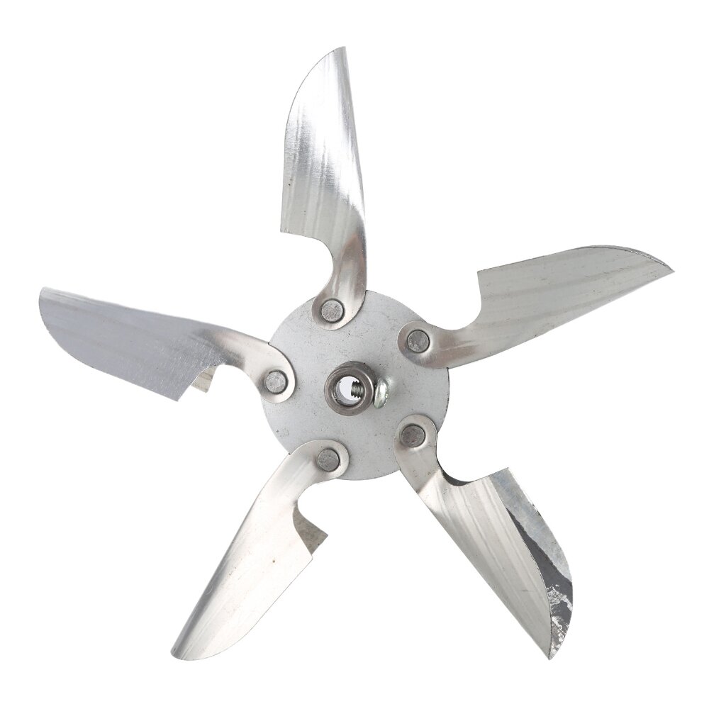 Вентилятор лопасть 12/15 см черный металл 5 лопастей