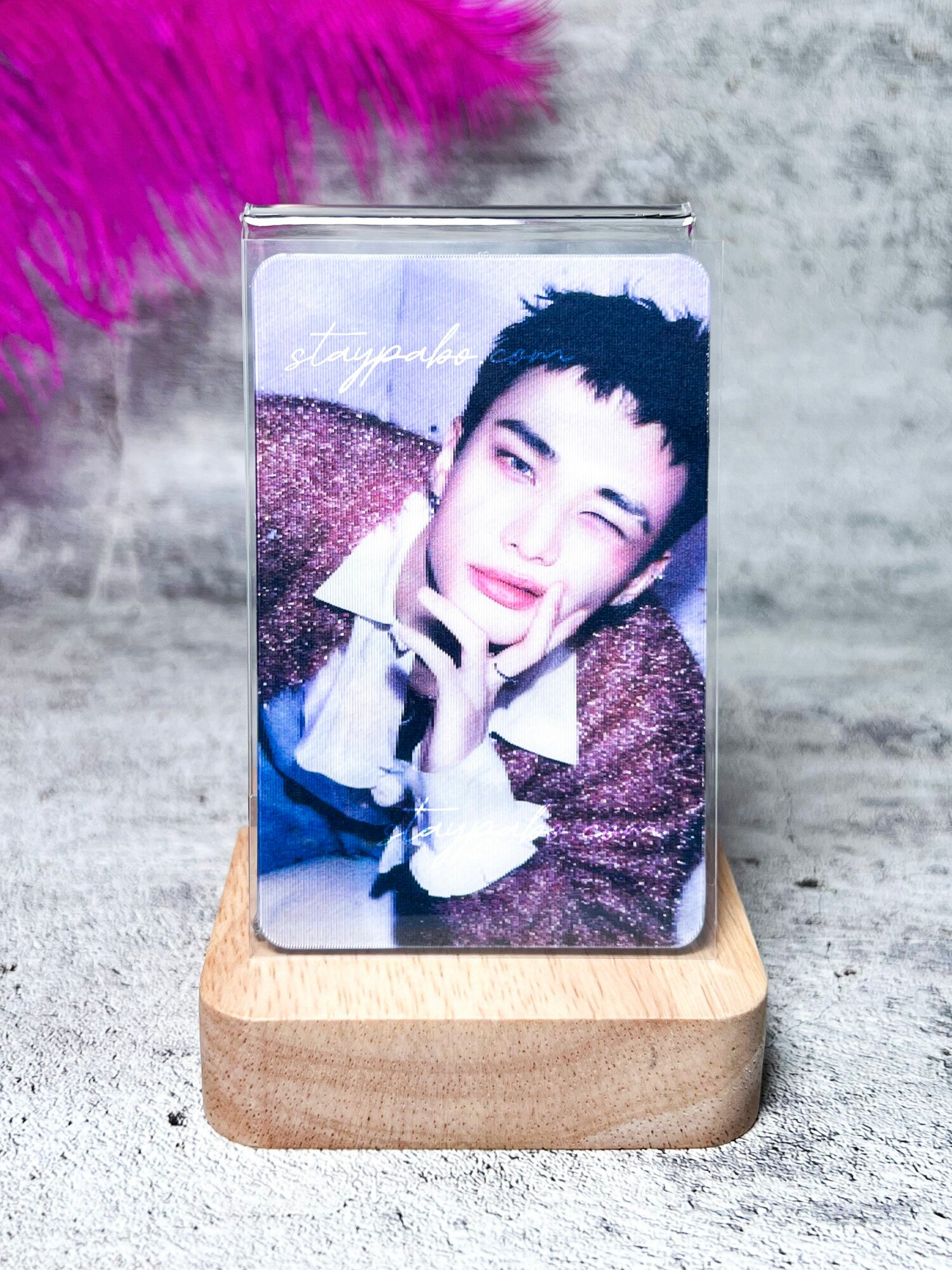 Карта Stray kids DO IT Хенджин альбомная лентикулярная официальная