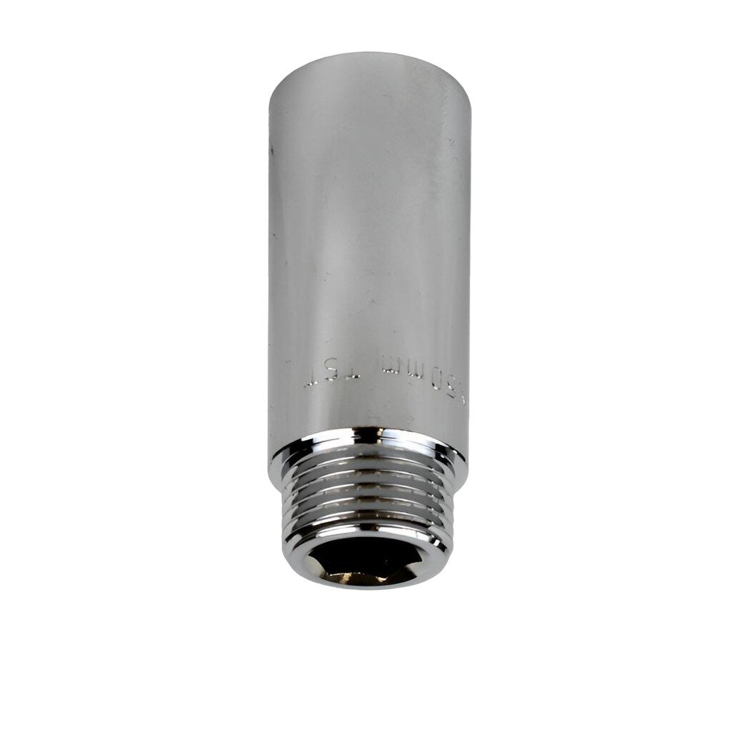 Удлинитель резьбовой TST 1/2", ВР-НР, L 50 мм, TST.180.0350, латунь хромированная