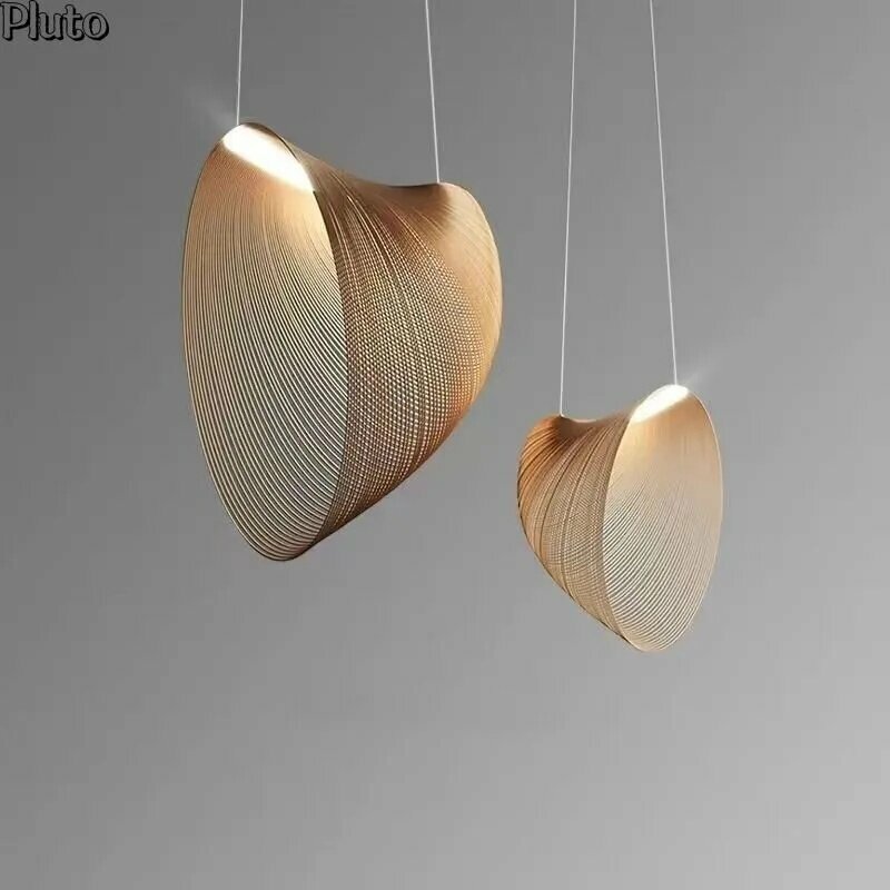 Люстра LED, дерево, креативный дизайн, встроенный светодиодный светильник — фото 1