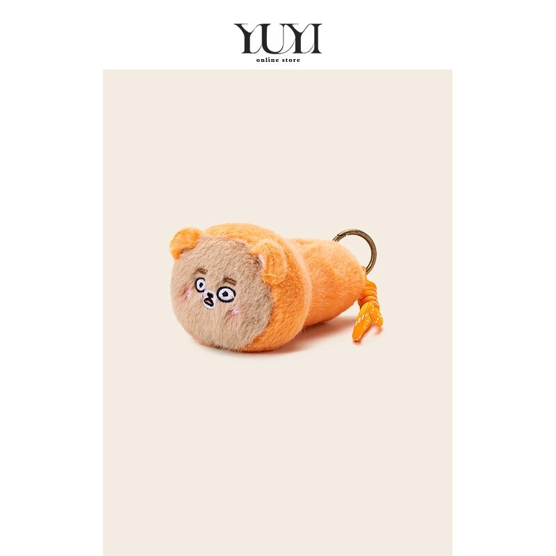 YUYI подлинный IP жирный медведь goes out to the wild креативный фонарик портативный ночник плюшевый брелок сумка кулон