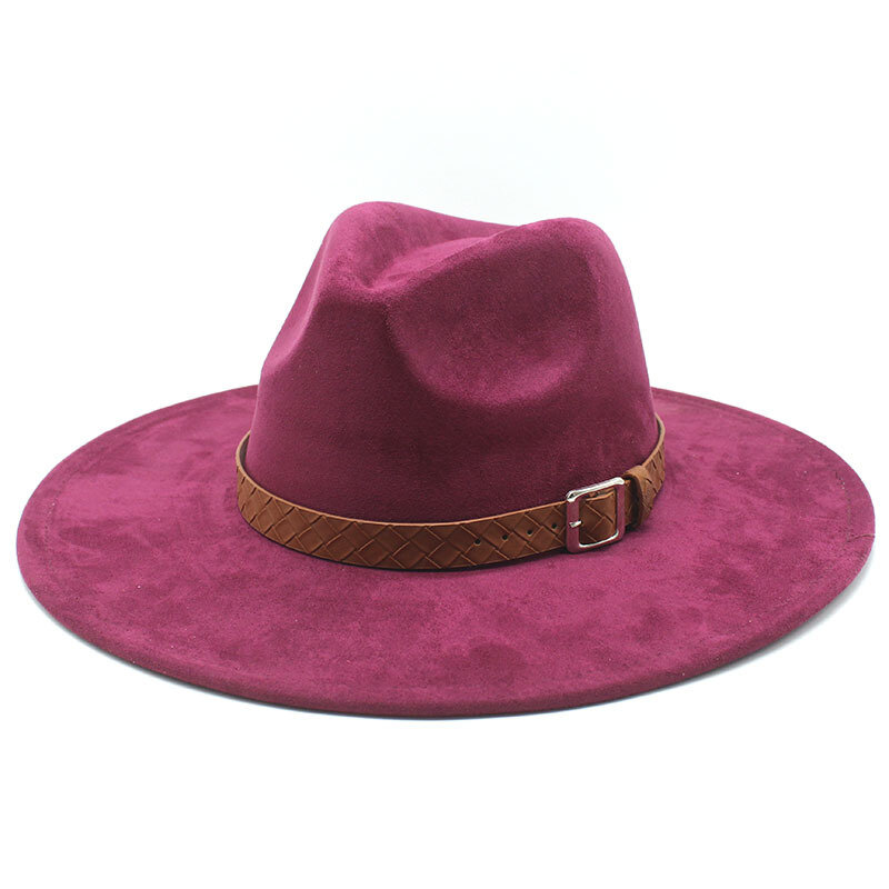 Многоцелевая Джазовая шляпа из замши Унисекс Осень Британский стиль Войлок / MOM-014