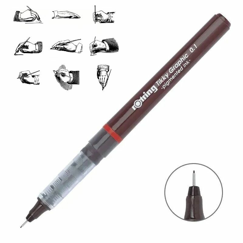 Tikky Изограф , 0.1MM, пластиковый корпус