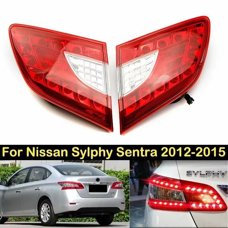 Фары автомобильные, Задний фонарь, 2 шт, арт. Nissan Sylphy Sentra 2012-2015