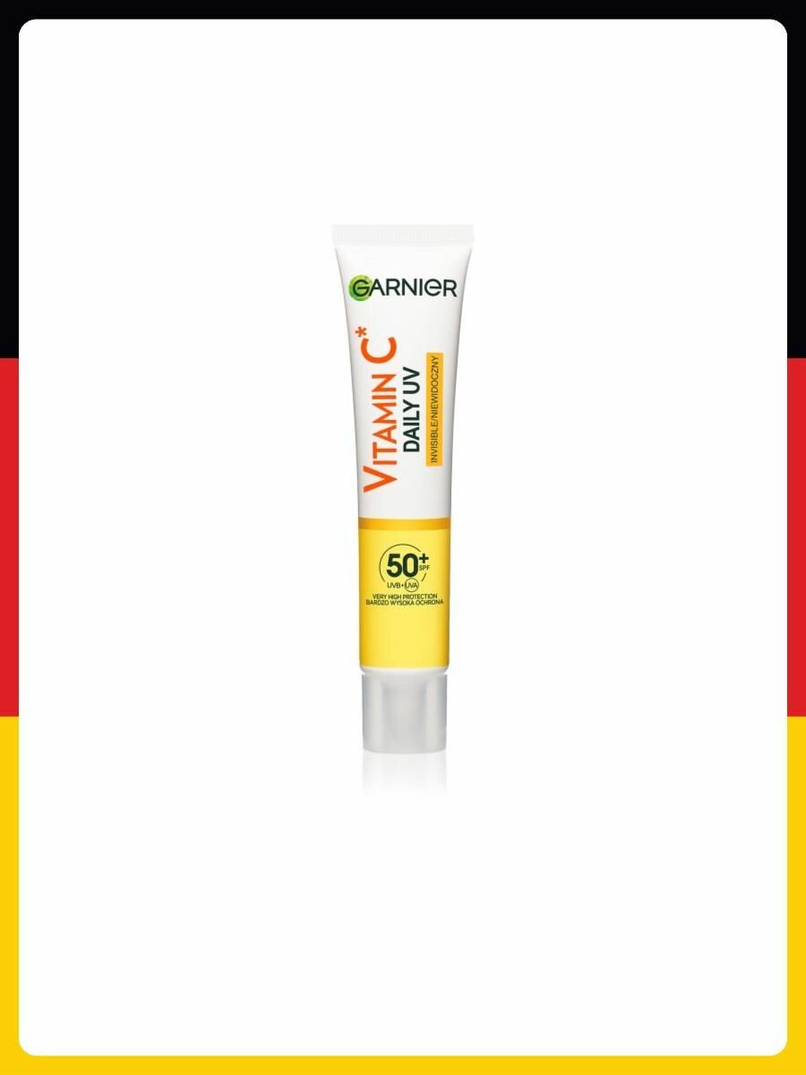 Крем для ухода за кожей Garnier Skin Naturals Vitamin C Invisible Brightening Fluid SPF 50, 40 мл
