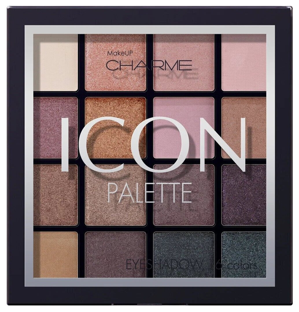 Charme Палетка теней для век Icon, Тон 02 Розовый