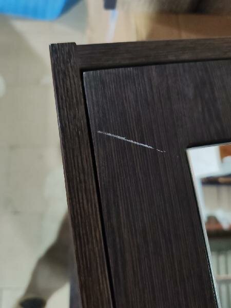 Зеркальный шкаф STYLE LINE кантри 600 венге