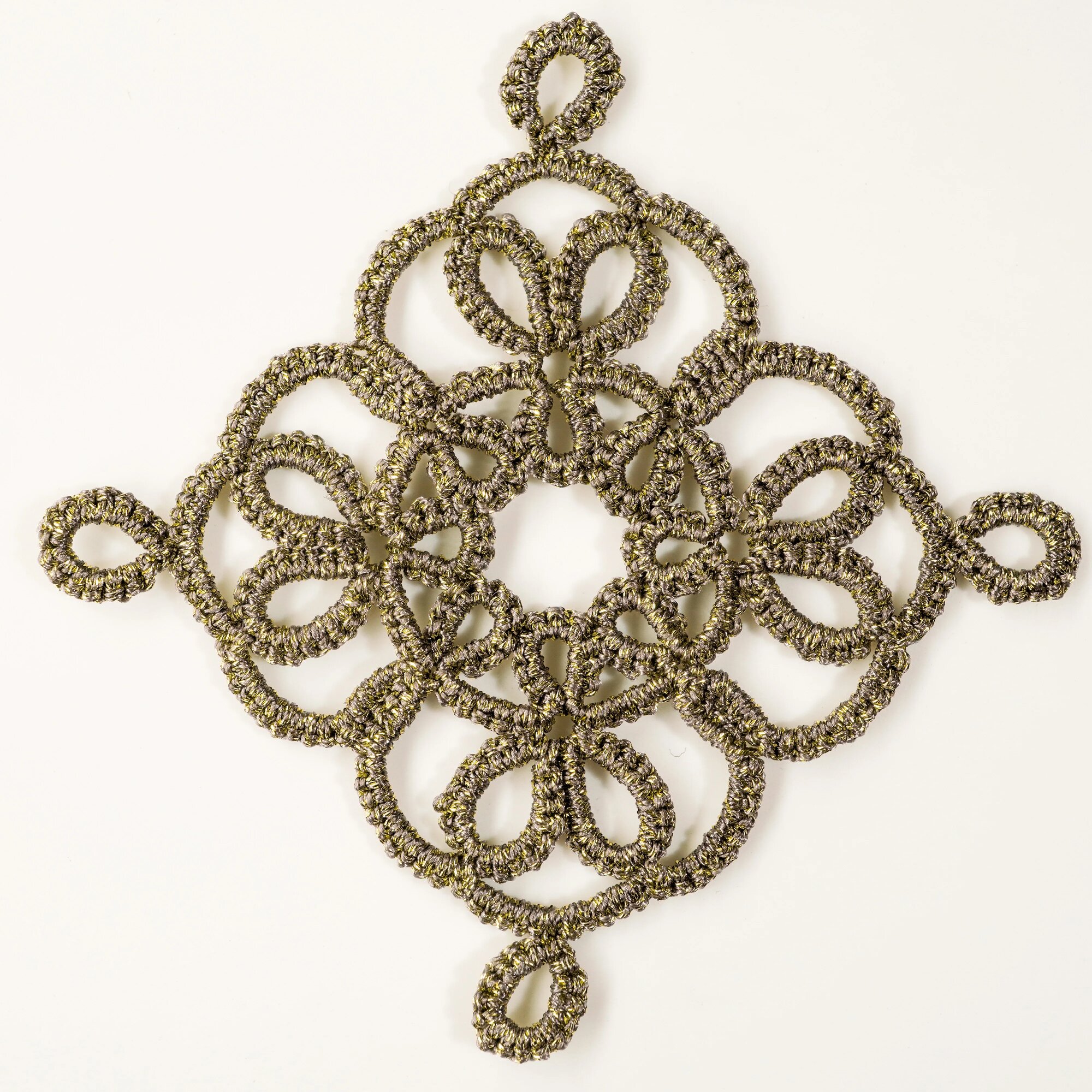 Calais FS металлическая нить для вышивки 4-х нитка FS-6