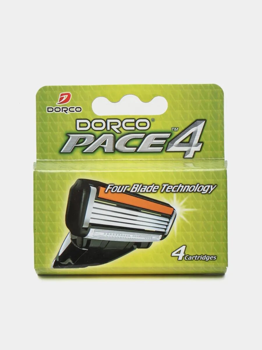 Кассеты для бритья Dorco Pace 4 лезвий 4 шт