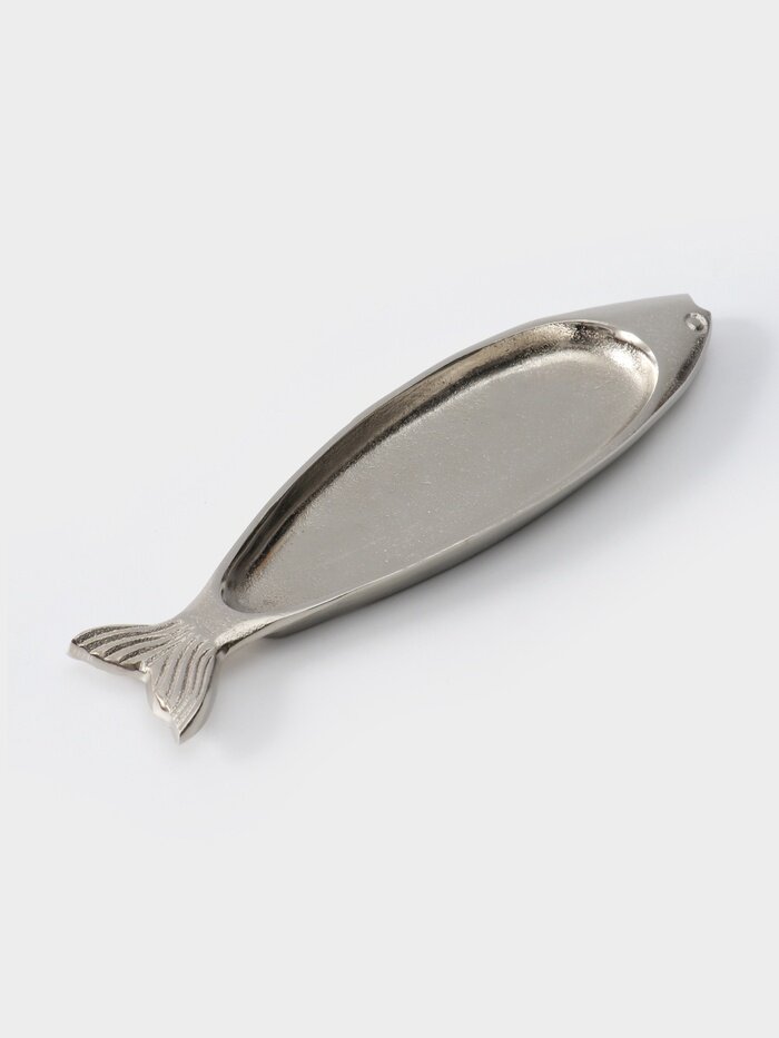 Блюдо сервировочное «Рыбка», 32×9×1.5 см, алюминий