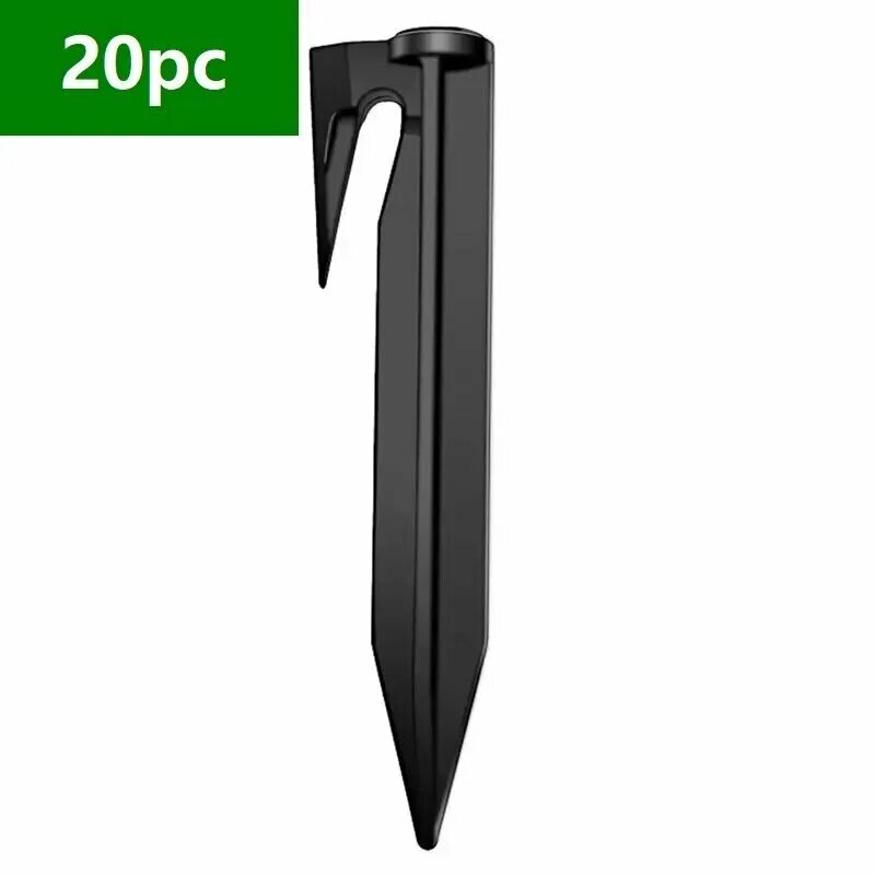 20 шт, 8,5 см, пластиковые граничные проволочные колья, колышки для газона, ландшафтные скобы для использования в садовом огра