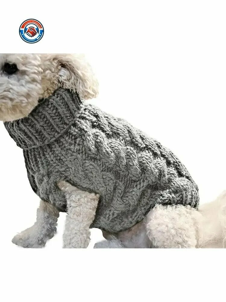 KNOW EASY-Тёплый свитер без рукавов для собак и кошек мелких пород, мягкая вязаная жилетка из хлопка и акрила, удобная одежда для чихуахуа йорка той-терьера, стильная зимняя кофточка для питомца