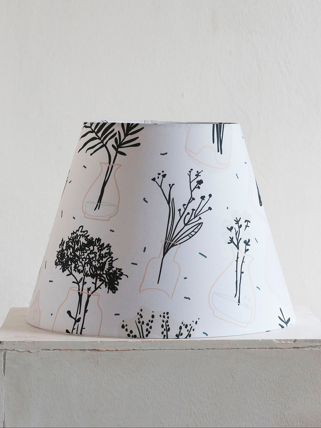 Абажур для торшера и напольного светильника "Vases", конус, 35 см