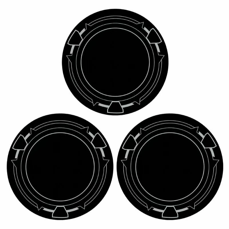 (3 шт.) Магнитная пластина для крепления кулера к смартфону (магнитная) - диаметр 9см