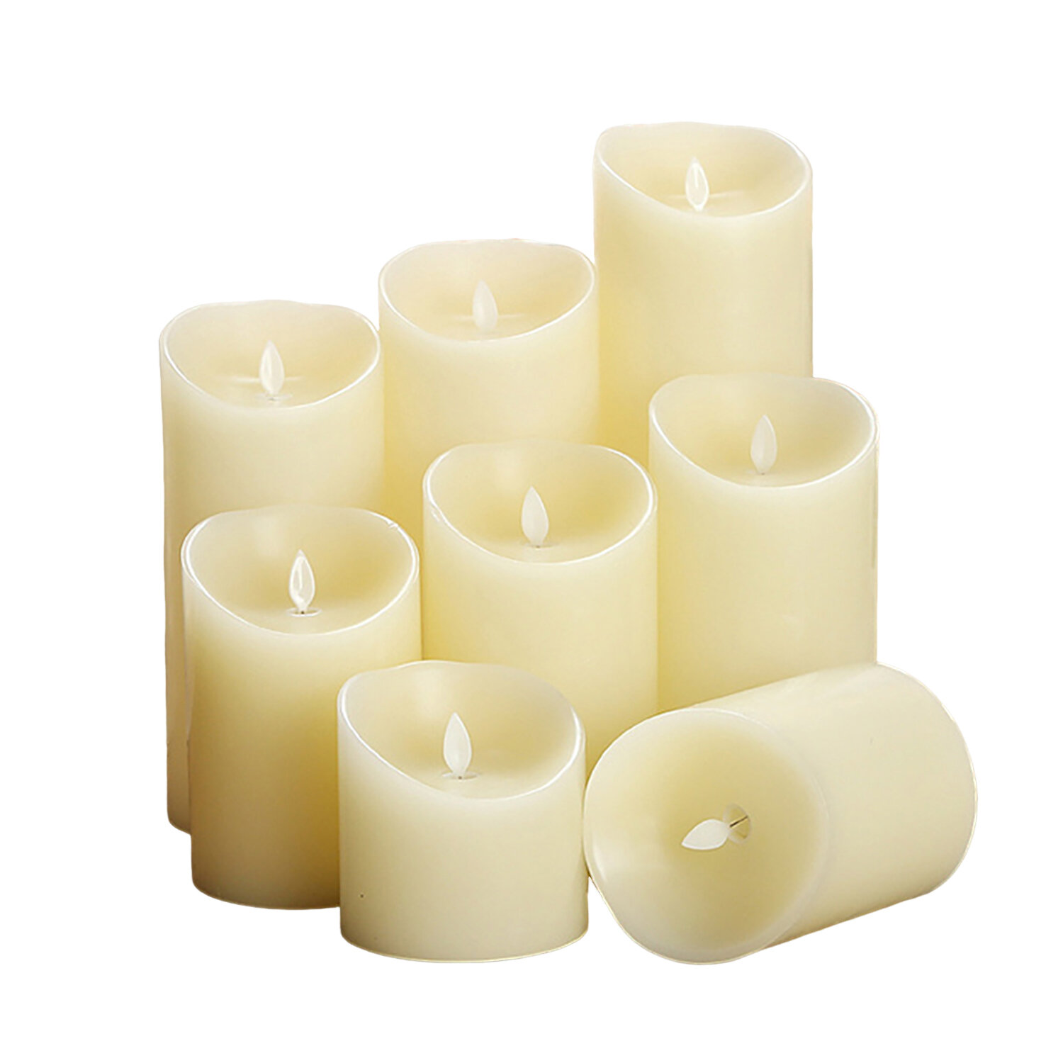 Свеча LED без пламени VYK5012 на батарейках, размеры 5.3*12.5cm, 5.3*15cm, 5.3*17.5cm, 5.3*20cm, материал ABS + Пластик, вес упаковки 163g, 194g, 224g, 255g, 836g, размер упаковки 6*6*15cm, 6*6*18cm, 6*6*20cm, 6*6*22cm, 25*22*6cm, 1 шт.