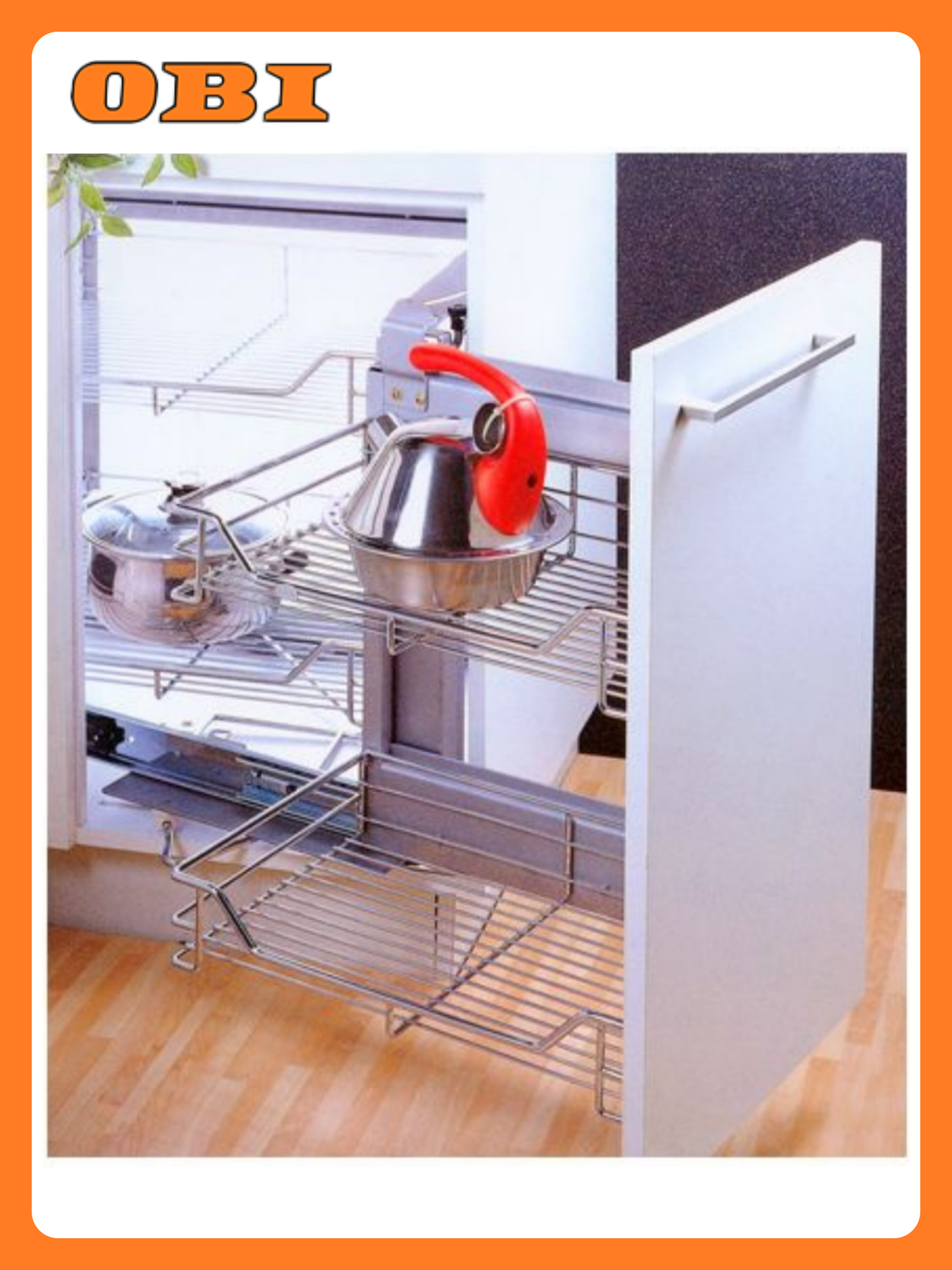 Волшебный уголок PTJ017GВ5 ALBA (860-960)х480х560мм правый с доводчиком, шт