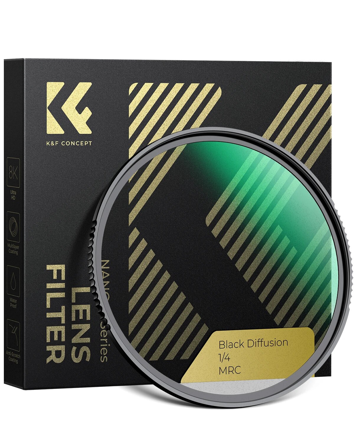 Фильтр K&F Concept Nano-X Series Black Mist 1/4 1/8 43mm, Black Mist 1-4