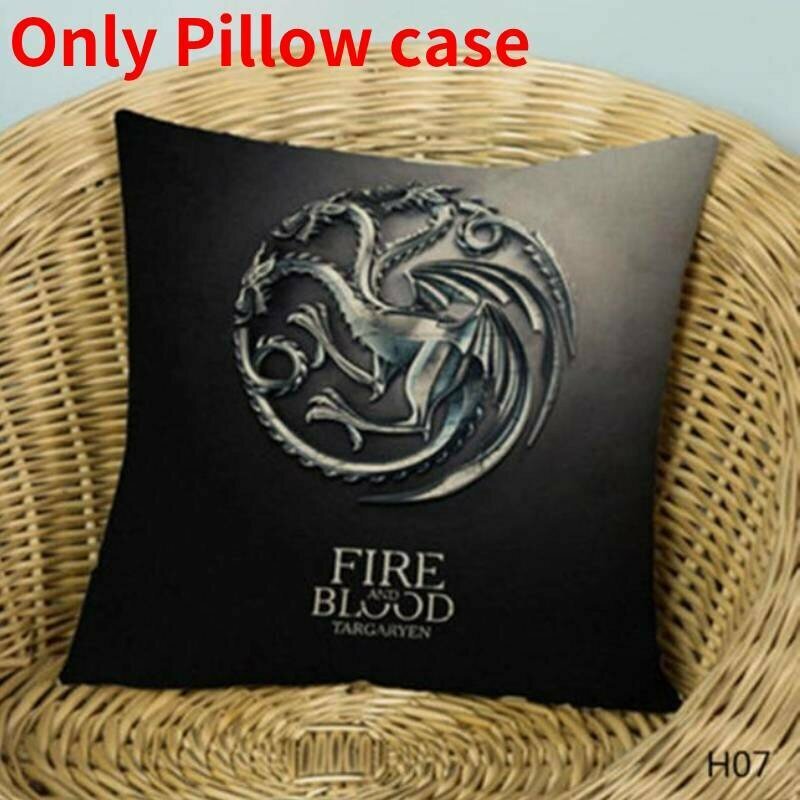 Мягкий плотный пододеяльник из хлопка и льна, вдохновленный Игрой престолов, для дома и авто, стиль G