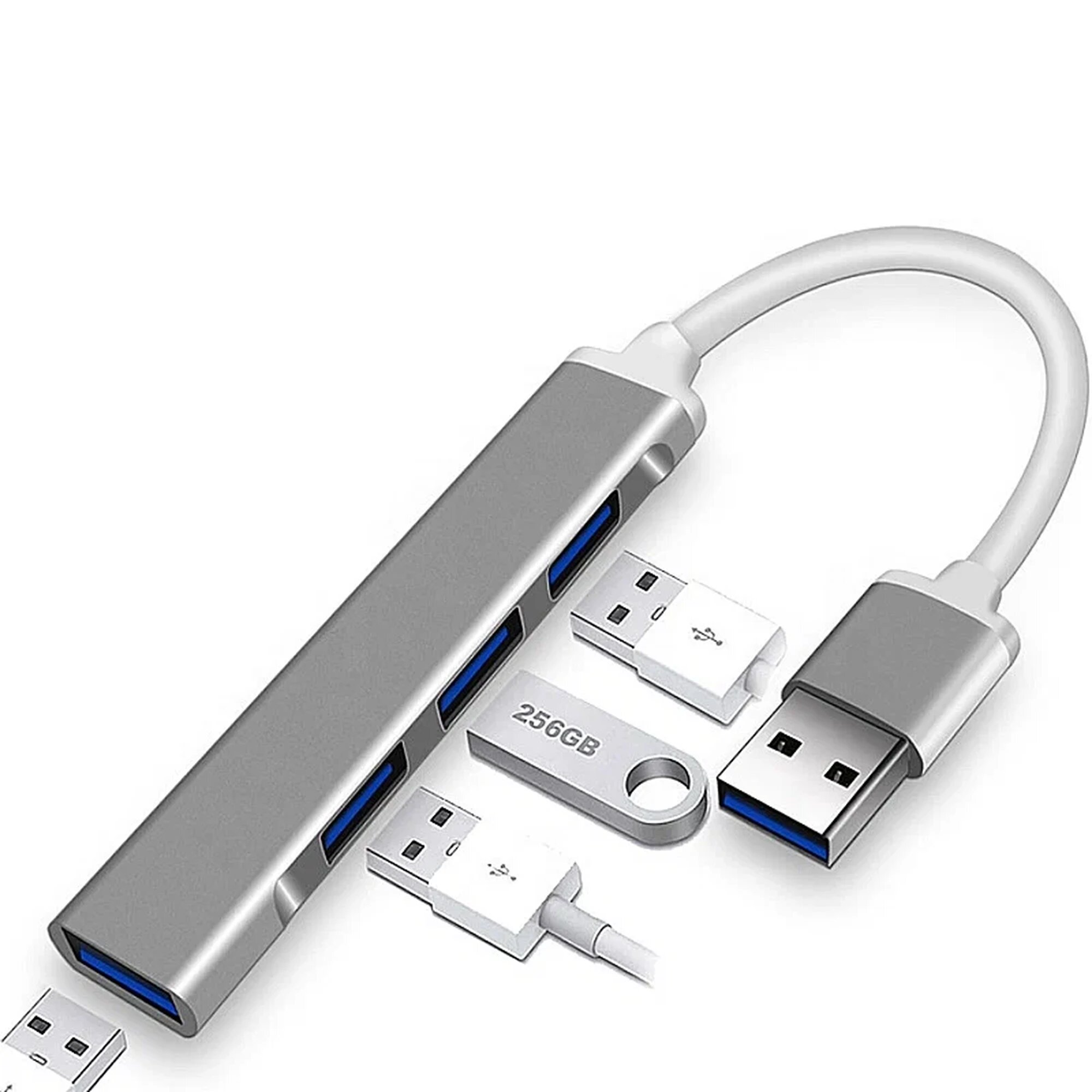 USB разветвитель на 4 порта (USB 3.0) / USB HUB / Концентратор
