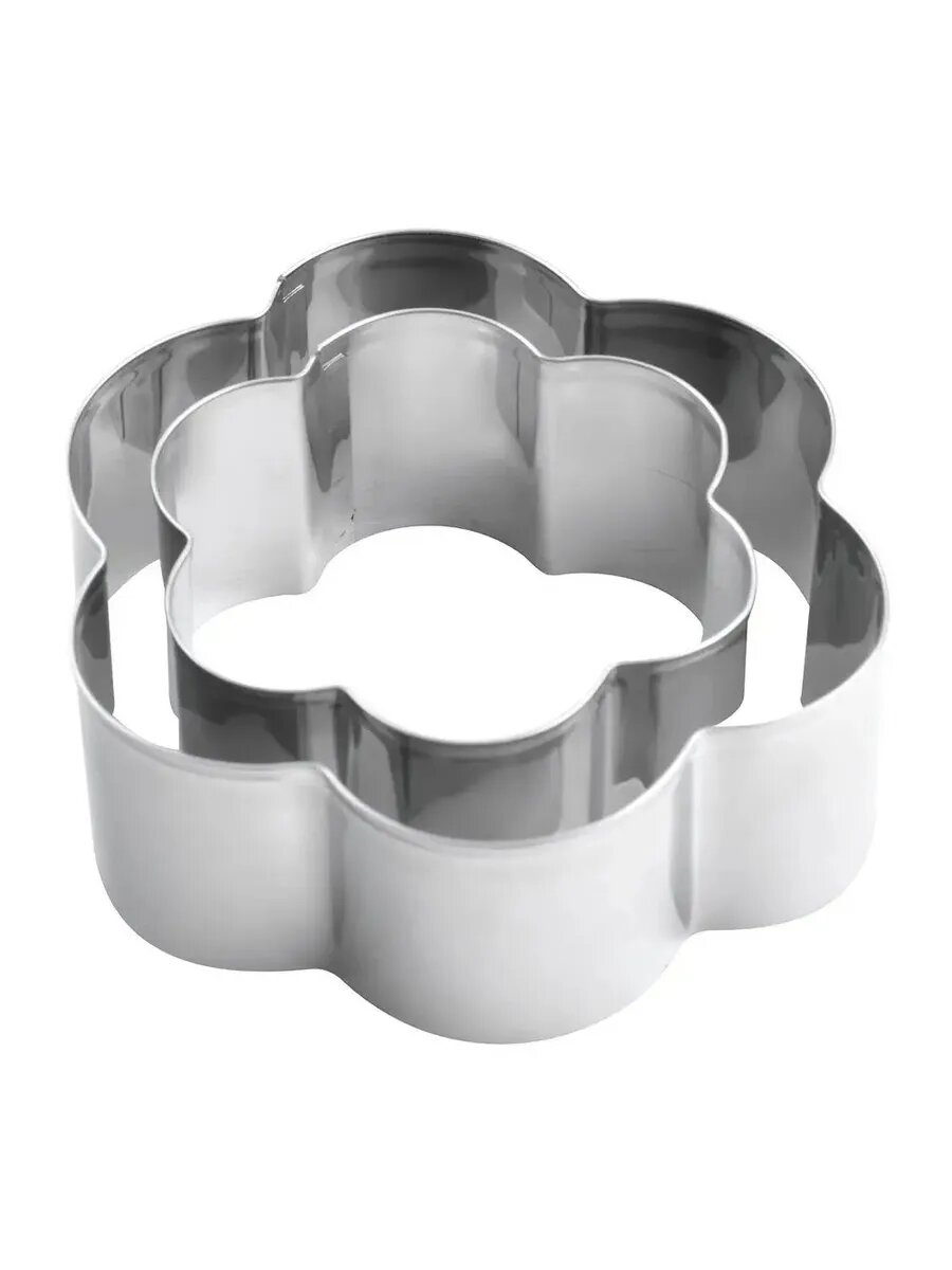 Элегантные формы для салатов с цветочным узором