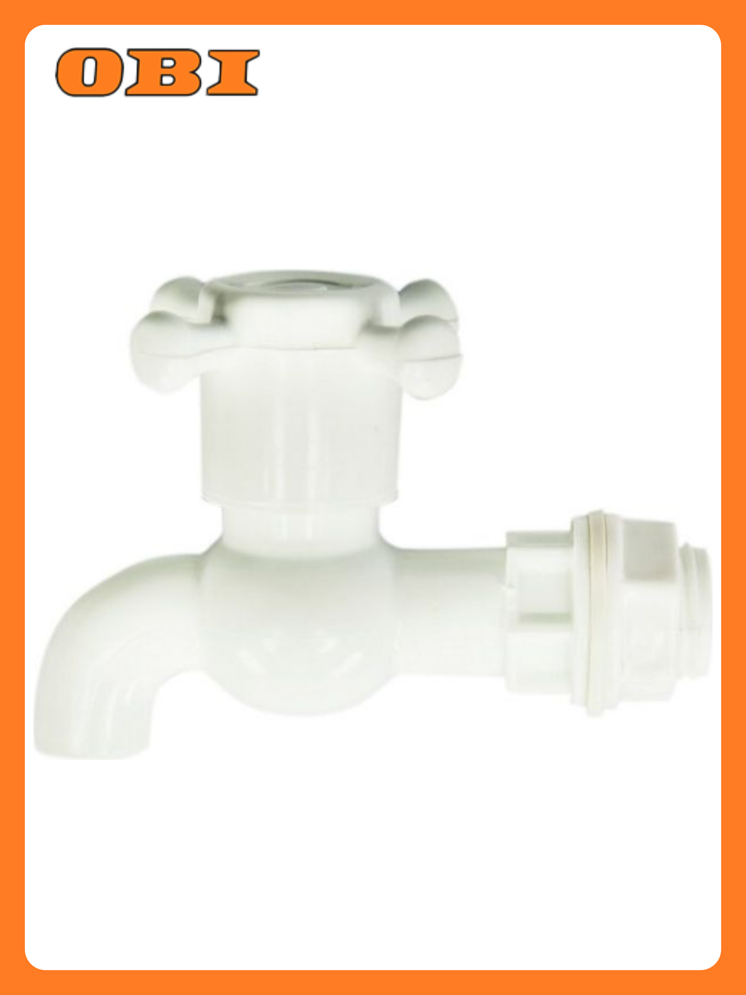 Кран - мини водоразборный вентильный (дачный) 1/2" (пластик)