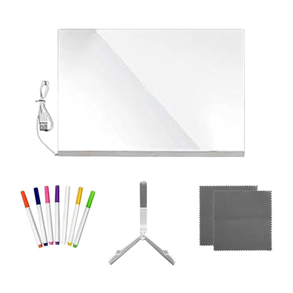 Многофункциональная детская доска для рисования и заметок Светится ночью, стираемые поверхности, доска для рисования для творческой игры