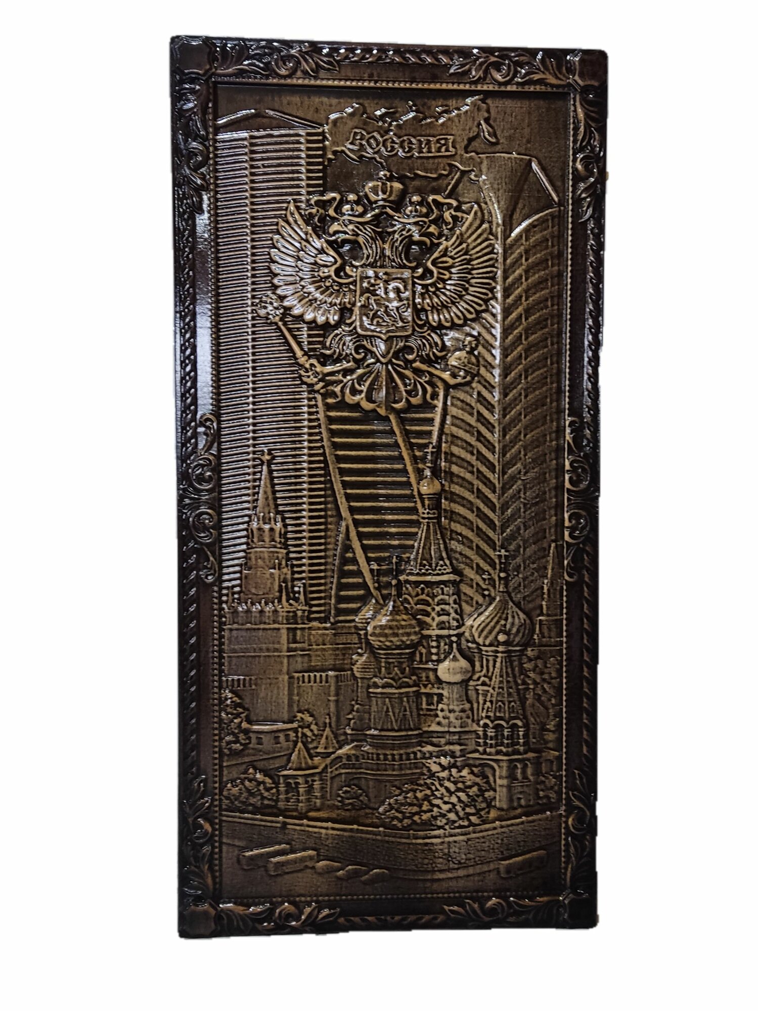 Нарды деревянные ручной работы "Россия"