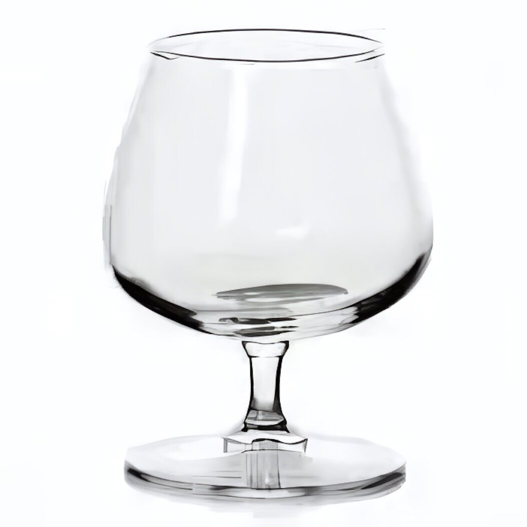 Бокал для коньяка «Шаранте», стеклянный, 430 мл, эргономичная форма, прозрачный