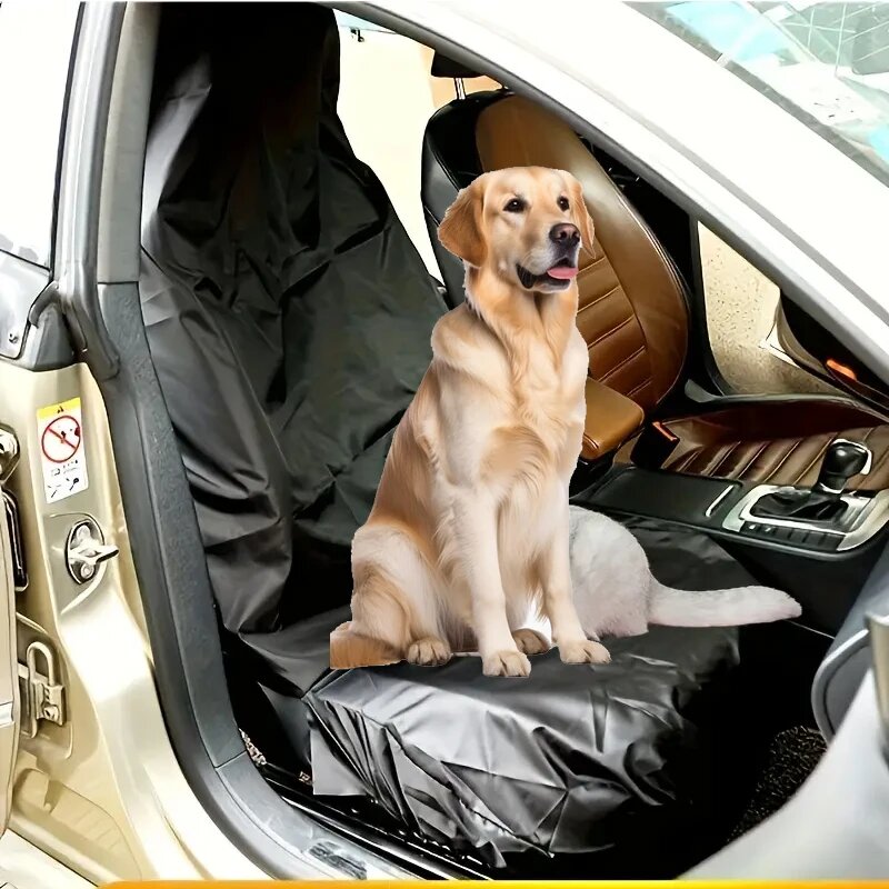 Универсальный черный защитный чехол для автомобильного сиденья, 1 шт, водонепроницаемый противообрастающий чехол на руль для авторемонта/грузга/рыбалки, багажник, коврик для багажника