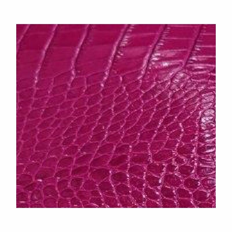 Розово-красный верхний слой из коровьей кожи с крокодиловым узором, ручная работа, DIY кожаные изделия, натуральная кожа